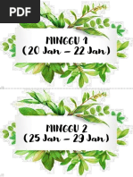 Divider RPH 2022 2023 Kumpulan A | PDF