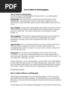 Autobiography in Five Chapters Portia Nelson | PDF