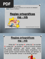 Reglas Ortograficas de MB, MP, NV y NF | PDF