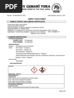 Thinner SDS | PDF | Toxicity | Safety