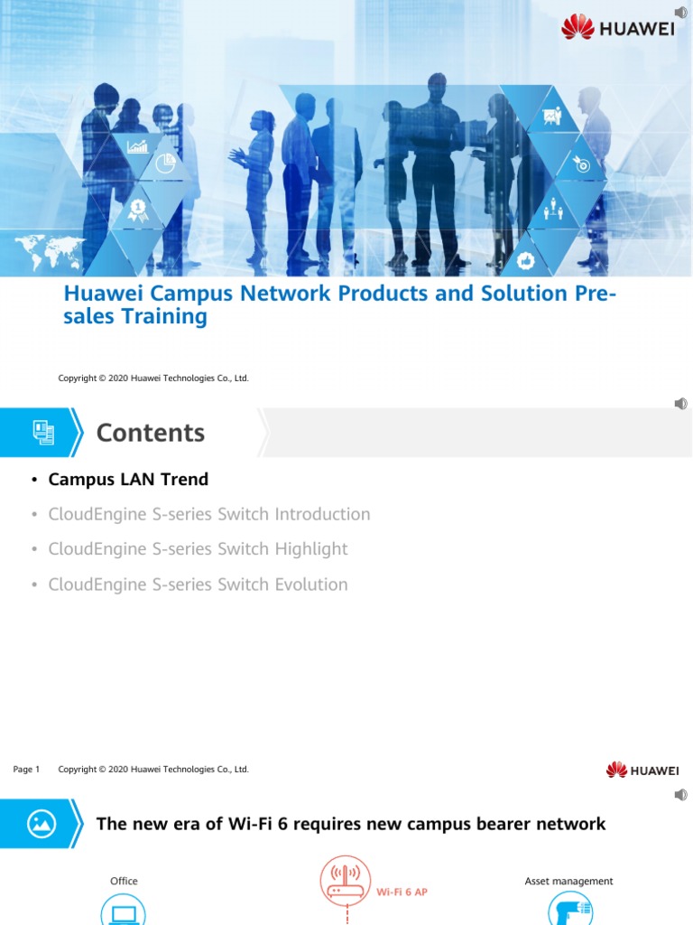 02 Huawei Campus Network Products and Solution Pre-Sales Training | PDF ...