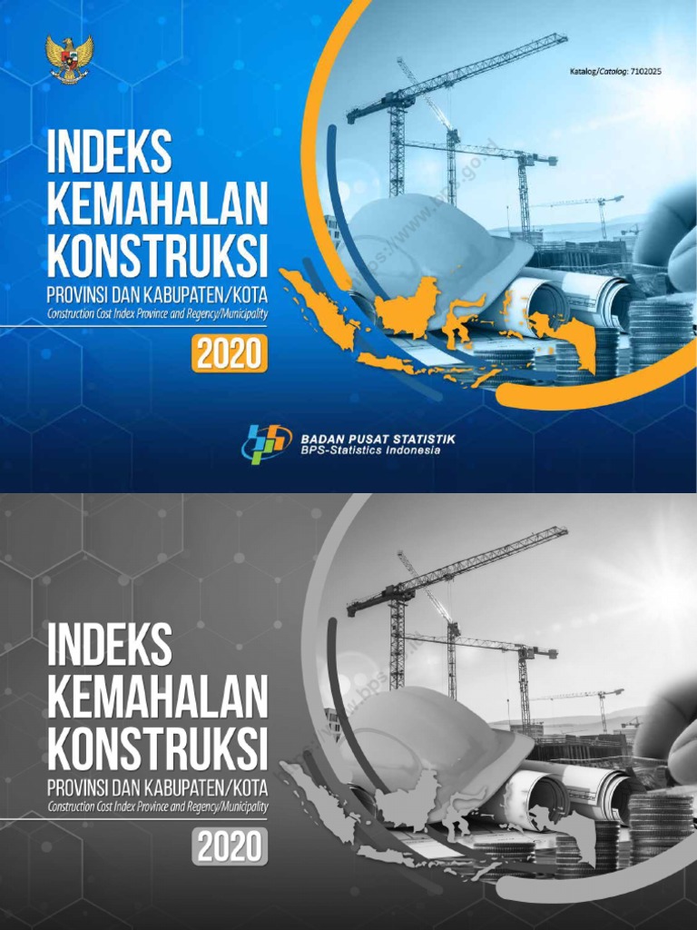Indeks Kemahalan Konstruksi BPS 2020 | PDF | Pengelolaan Keuangan & Uang