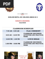 Self - Assessment Guide: Shielded Metal Arc Welding (Smaw) NC Ii Weld ...