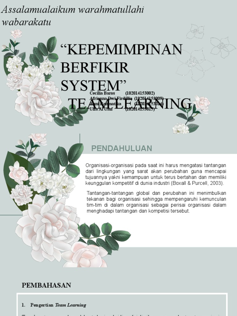 Kelompok 2 Team Learning | PDF