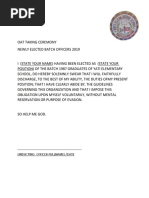 Invitation Letter To Guests - Oath Taking | PDF | Ceremonies