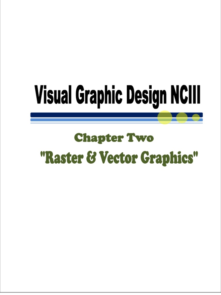 VGD Chapter2 Raster-&-Vector Graphics | PDF | Adobe Photoshop | File Format