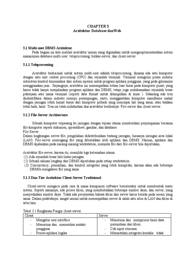 Rangkuman Chapter 3 & 4 | PDF