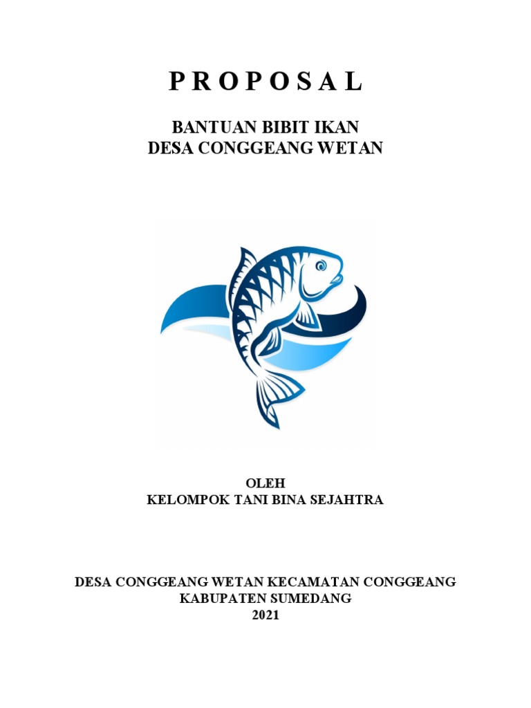 Contoh Proposal Permintaan Bibit Ikan Ke | PDF