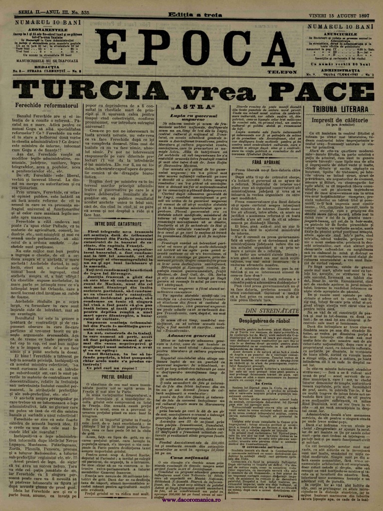 Epoca 15 August 1897 | PDF