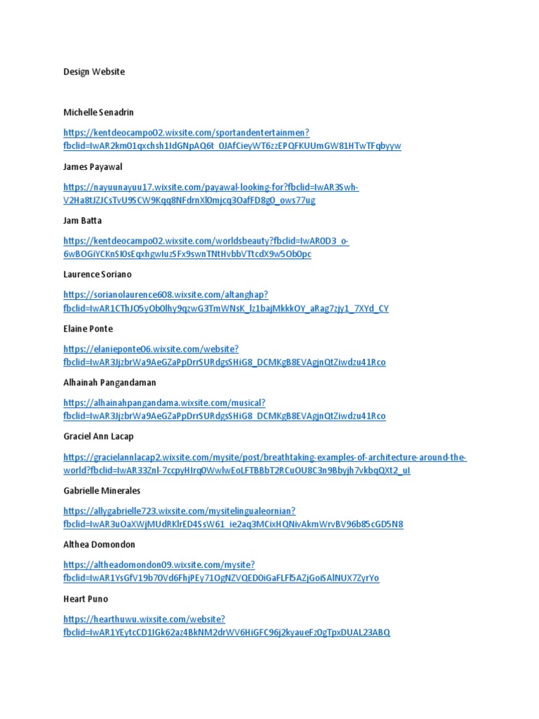 Design Website | PDF