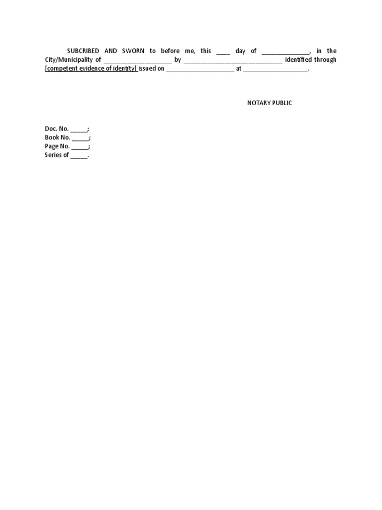 Form 07 - Jurat | PDF