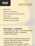 3.apiary Management | PDF | Beekeeping | Beehive
