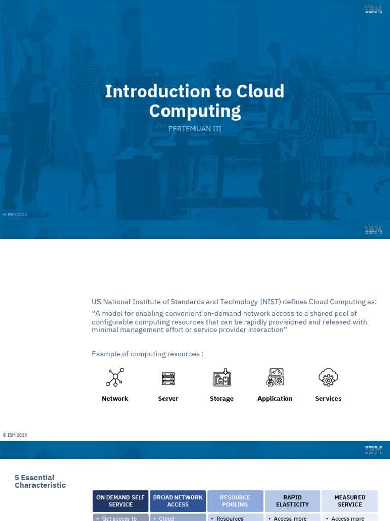 Introduction To Cloud Computing: Pertemuan Iii | PDF | Platform As A ...