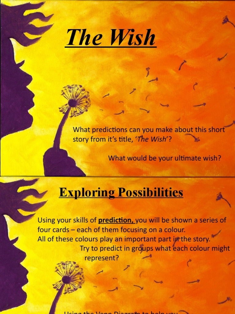 Analyzing Roald Dahl's "The Wish" | PDF | Language Arts & Discipline ...