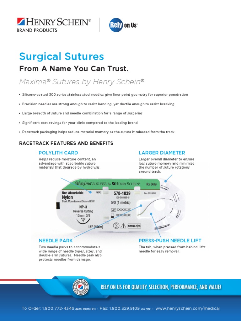 Surgical Sutures: From A Name You Can Trust | PDF | Surgical Suture ...
