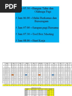 Contoh Rekap Time Sheet Alat Berat | PDF