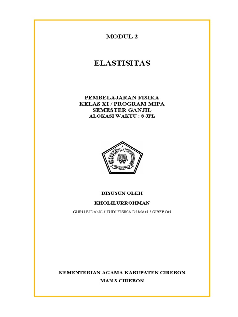 Modul 2 Elastisitas Bahan | PDF
