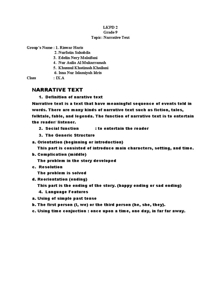 LKPD 2 | PDF | Cinderella | Narrative