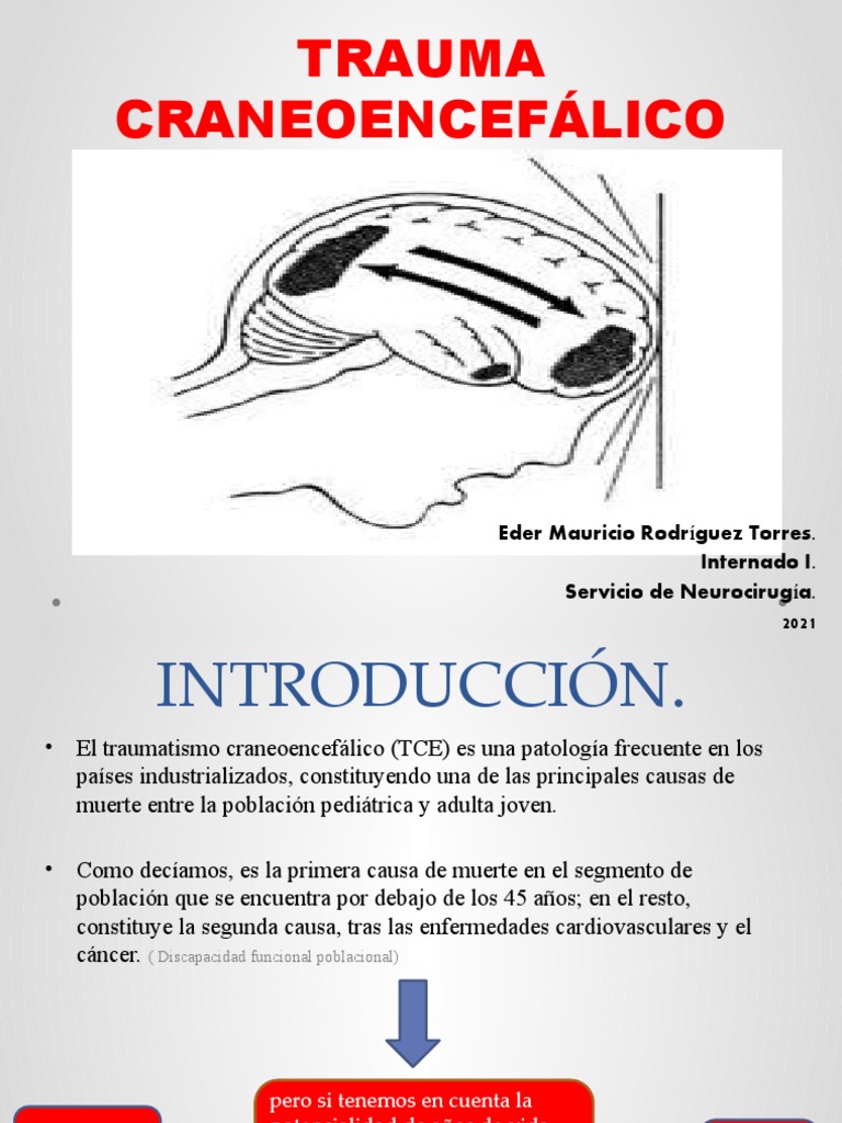 Clasificación y manejo del TCE | PDF | Lesión cerebral traumática ...