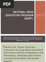 National Drug Education Program (Ndep) Action Plan | PDF | Education ...