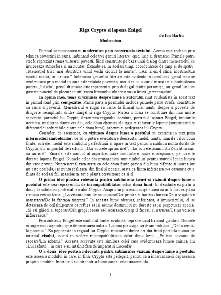 Riga Crypto Si Lapona Enigel | PDF