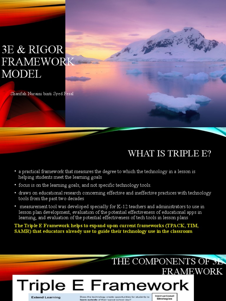 3E & Rigor Framework Model | PDF | Educational Assessment | Teachers