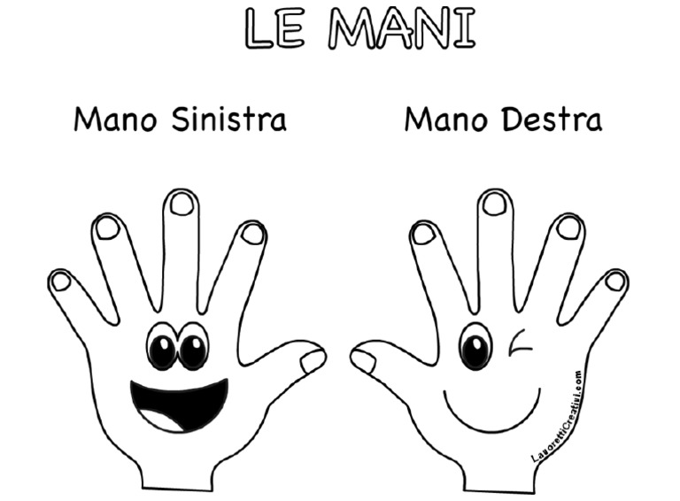 Mani Da Colorare | PDF