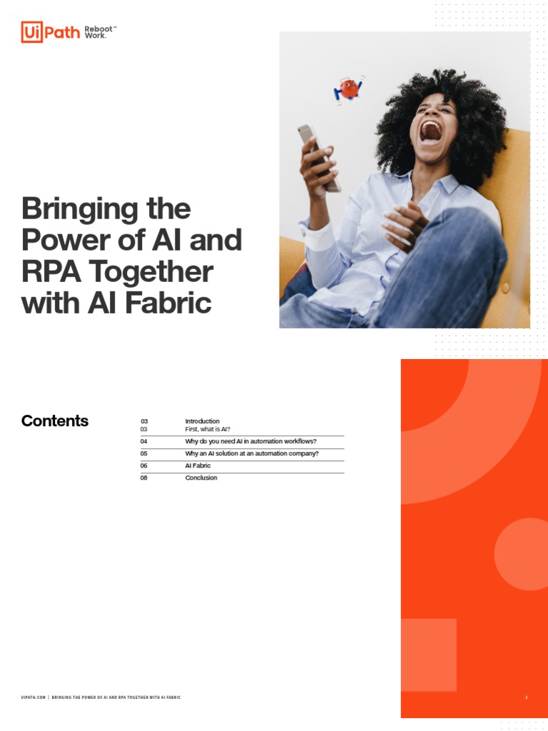 UiPath AI Fabric Whitepaper | PDF | Artificial Intelligence ...