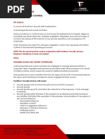 Security Guard Post Orders Template | PDF | Emergency | Safety