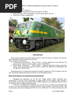 3 Phase Loco Note | PDF | Electric Motor | Locomotives