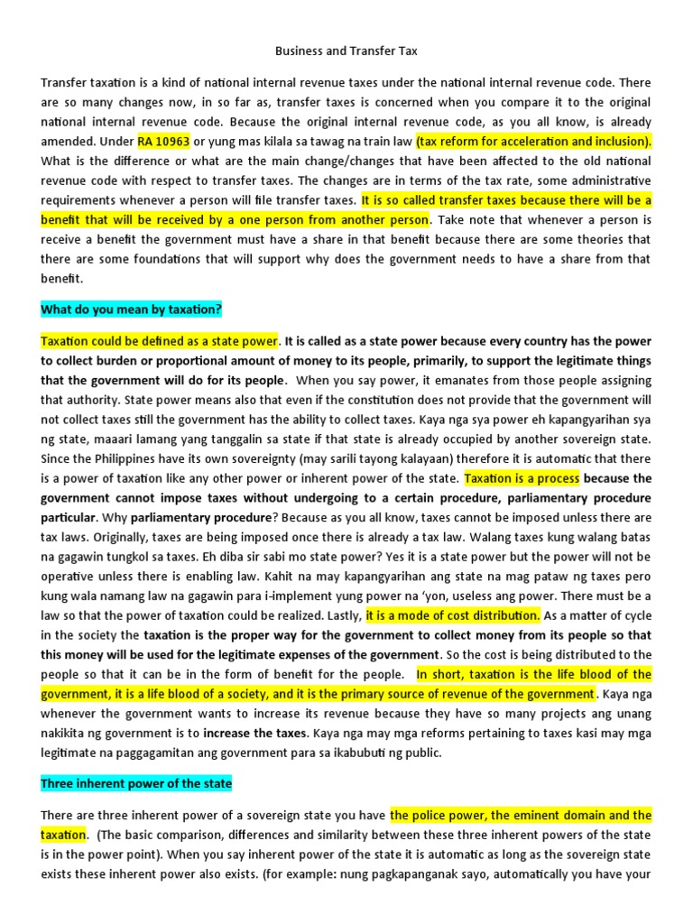 Introduction | PDF | Eminent Domain | Taxes
