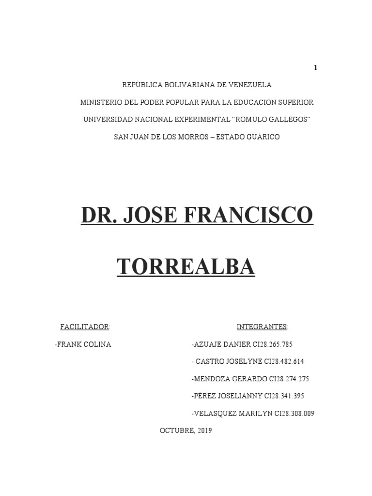 Jose Francisco Torrealba | PDF