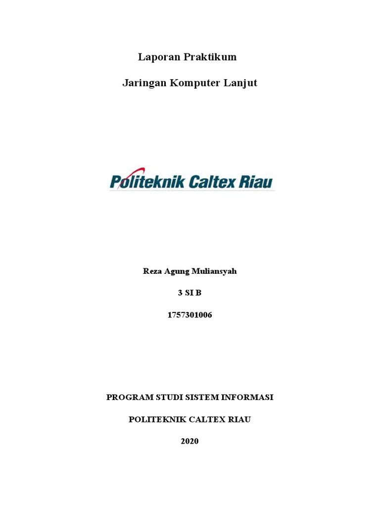 Laporan HSRP Reza | PDF | Router (Computing) | Computer Mediated Communication