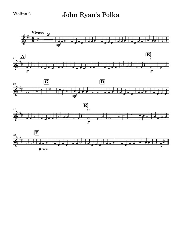 John Ryan's Polka | PDF