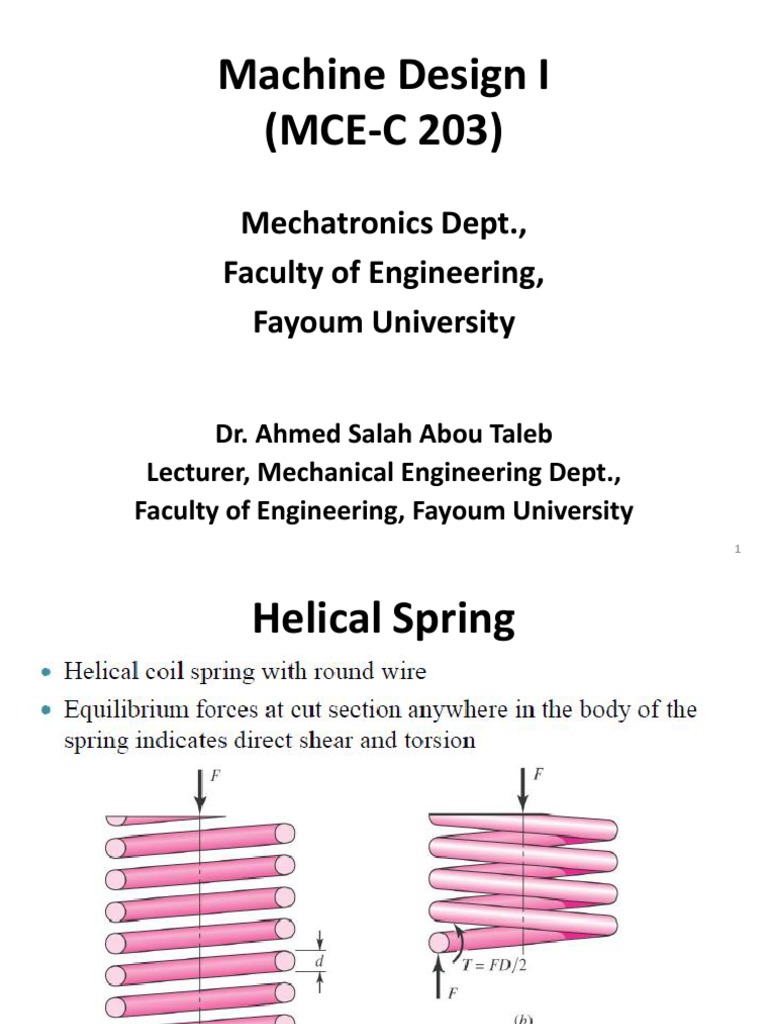 09) Machine Design I | PDF | Strength Of Materials | Mechanics