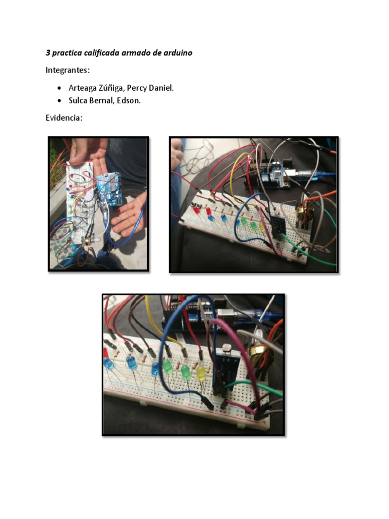 3 Practica Calificada Armado de Arduino | PDF
