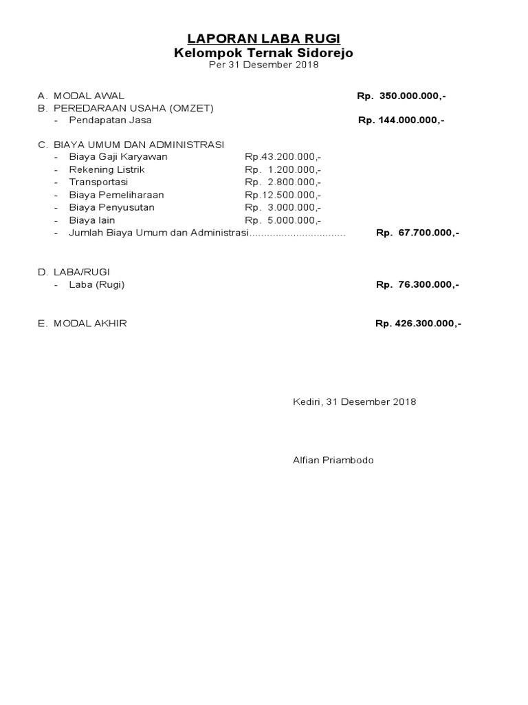 Contoh Format | PDF