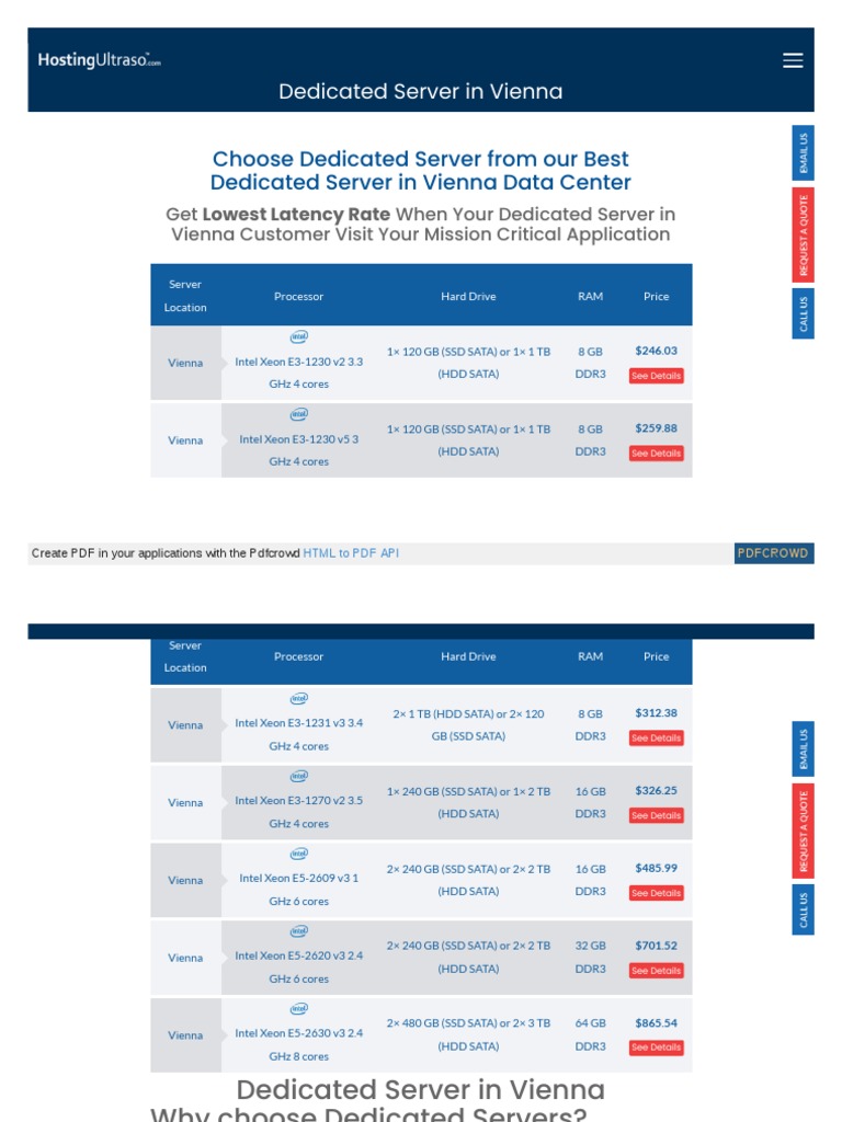 Hostingultraso Com Dedicated Server Vienna | PDF | Linux | Solid State ...