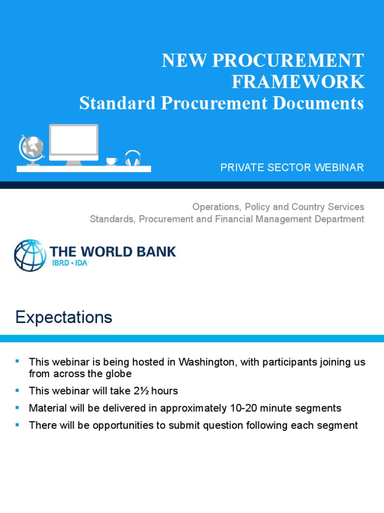 New Procurement Framework Webinar | PDF | Request For Proposal ...