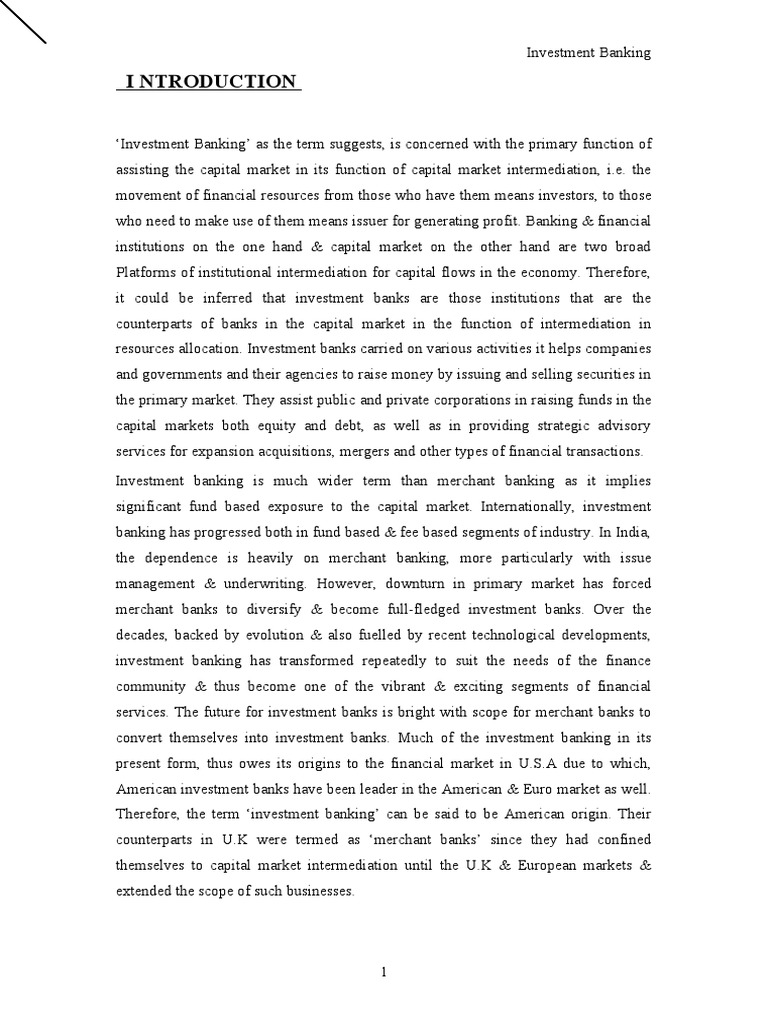 Understanding the Evolution and Structure of the Indian Investment ...