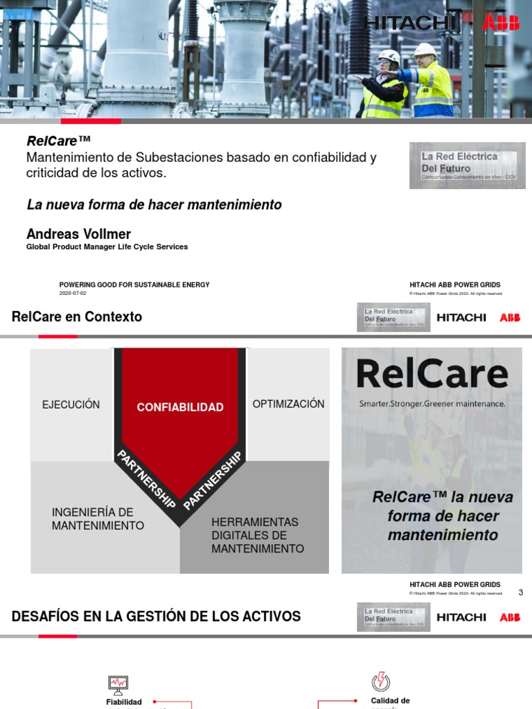 Relcare™: Mantenimiento de Subestaciones Basado en Confiabilidad Y ...