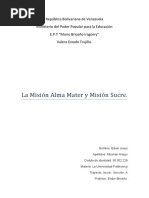 Fundamentos de la Misión Sucre | PDF | Venezuela
