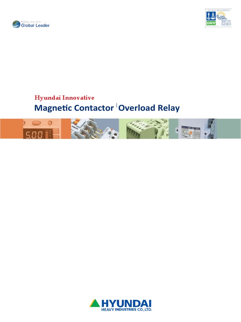 Hyundai HiMC Magnetic Contactors Overview | PDF | Relay | Electrical ...