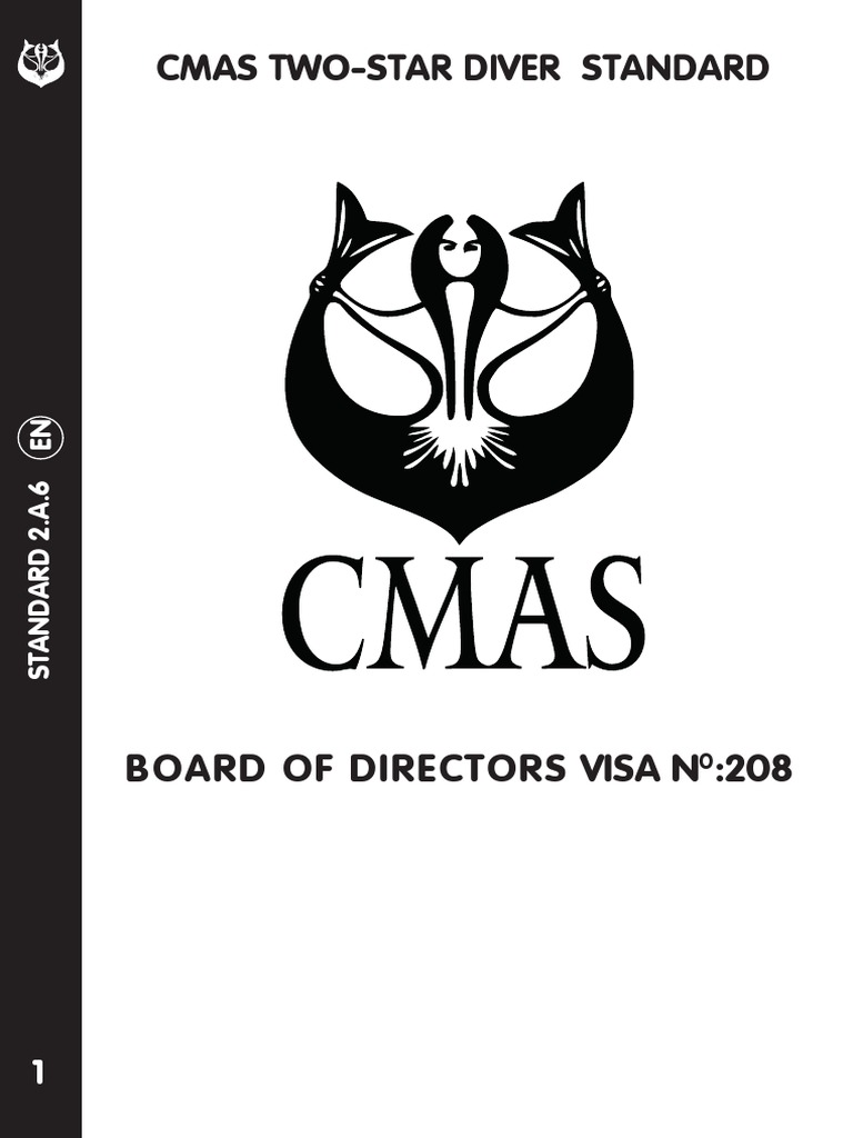 CMAS Two-Star Diver Certification Guide | PDF | Scuba Diving | Underwater Diving