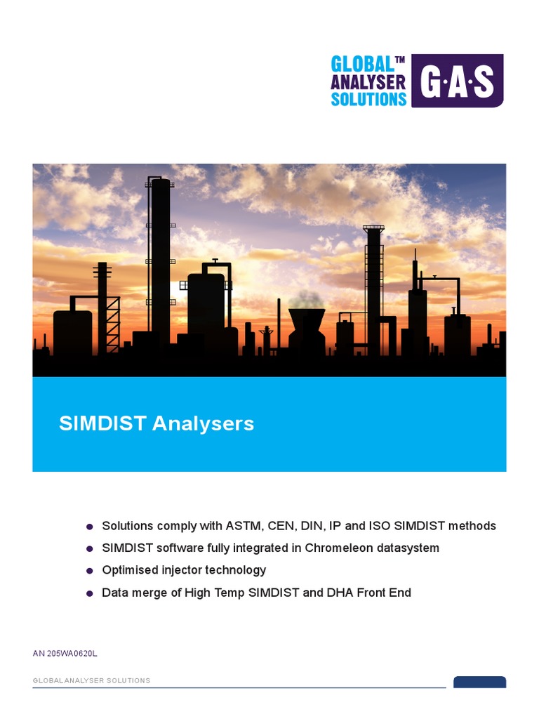 AN205WA0620L Simdist A4 | PDF | Distillation | Oil