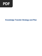 Knowledge Transfer Plan Template | PDF