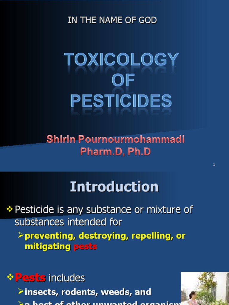 Pesticide Toxicology 2010 | PDF | Pesticide | Insecticide