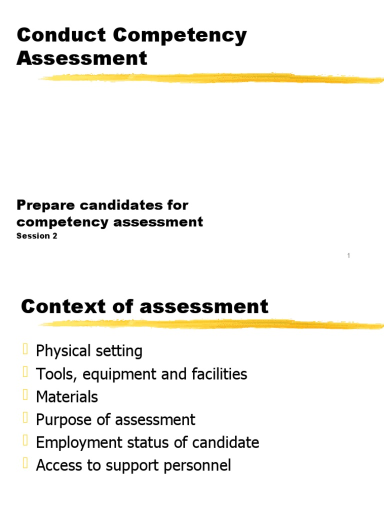 Session2-Conduct Assessment | PDF