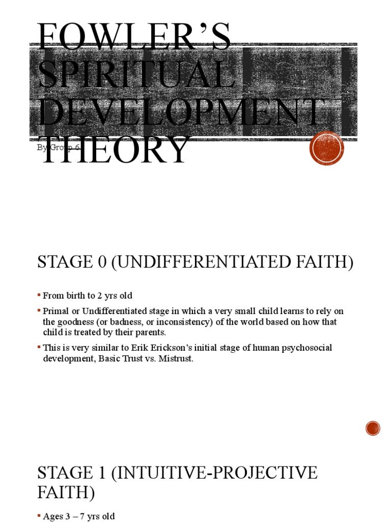GRP 6 - Fowlers Theory | PDF | Faith | Cognition