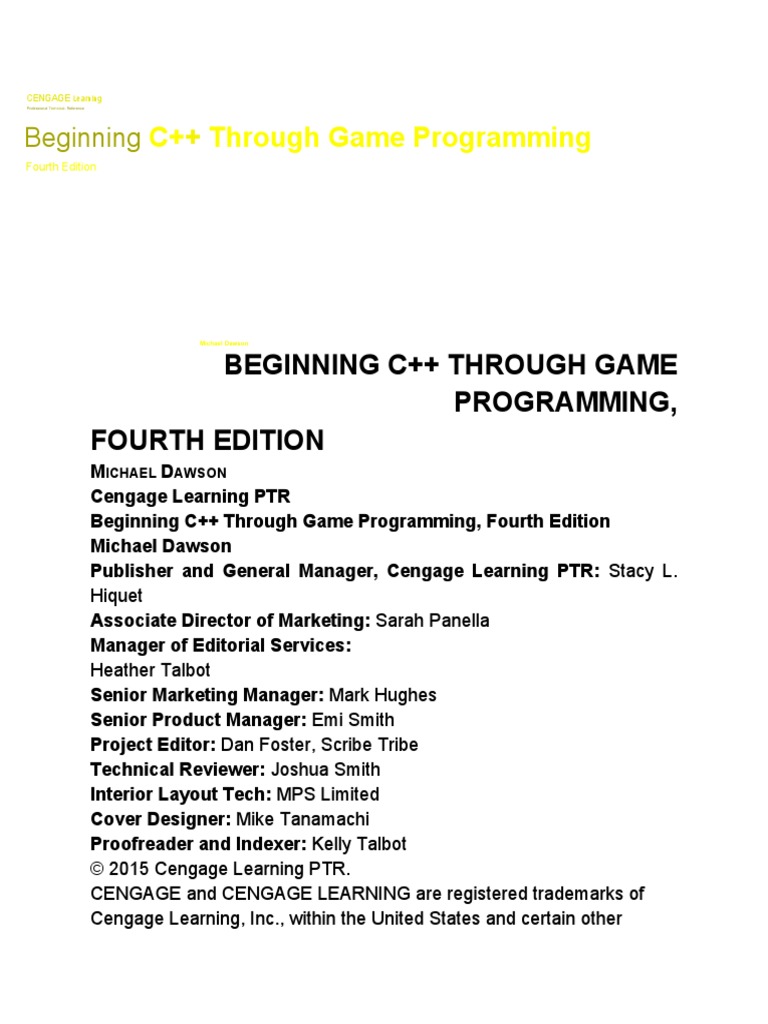 Beginning C - Through Game Prog - Michael Dawson | PDF | Pointer (Computer Programming ...